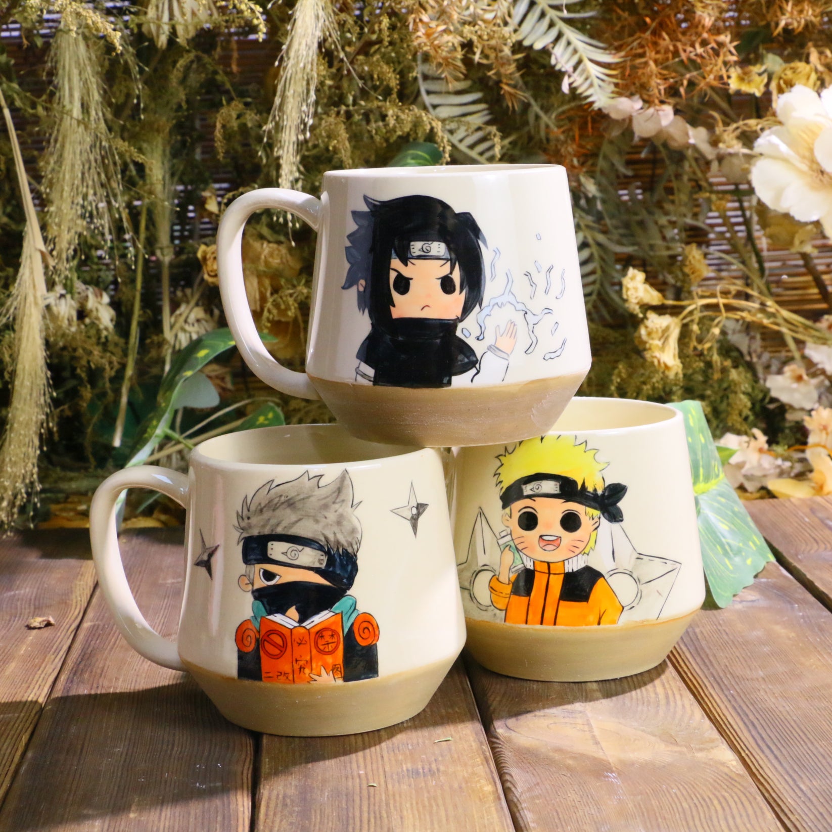 Hand-Painted Naruto Mug – Custom Anime Ceramic Cup for Fans ...