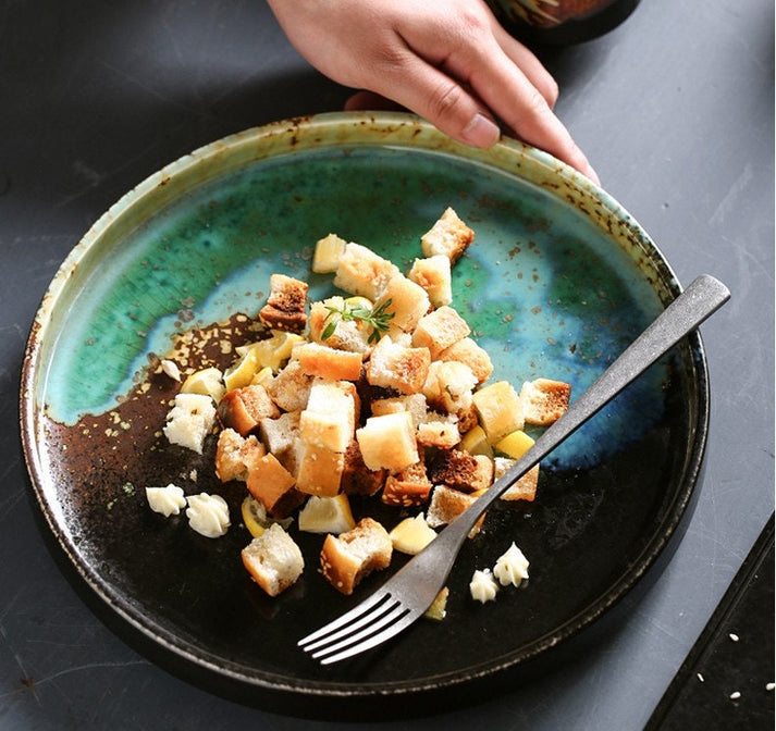 Ceramic Salad Plate, Handmade Personalized Pottery Dinnerware ...